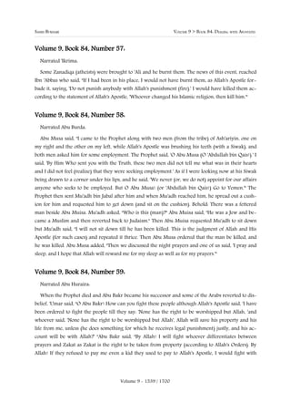 Book 84 dealing with apostates | PDF