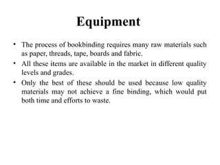 Book Binding.pptx ot subject of 4th se m | PPTX