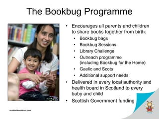 Bookbug: evaluating the impact in Scotland | PPTX