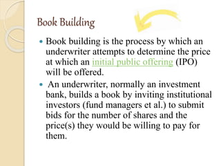 Book building final | PPTX