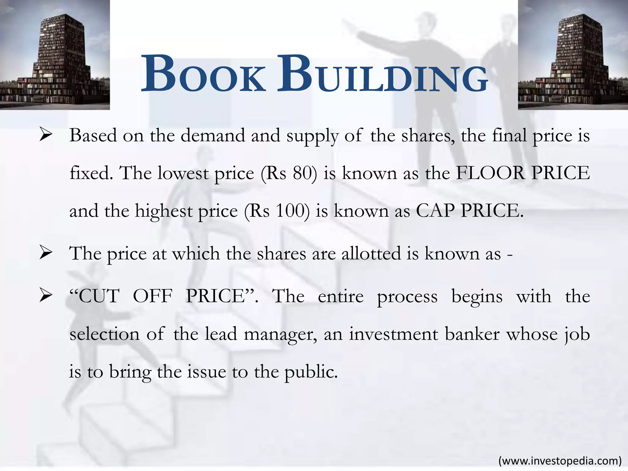 Book Building Process | PPTX