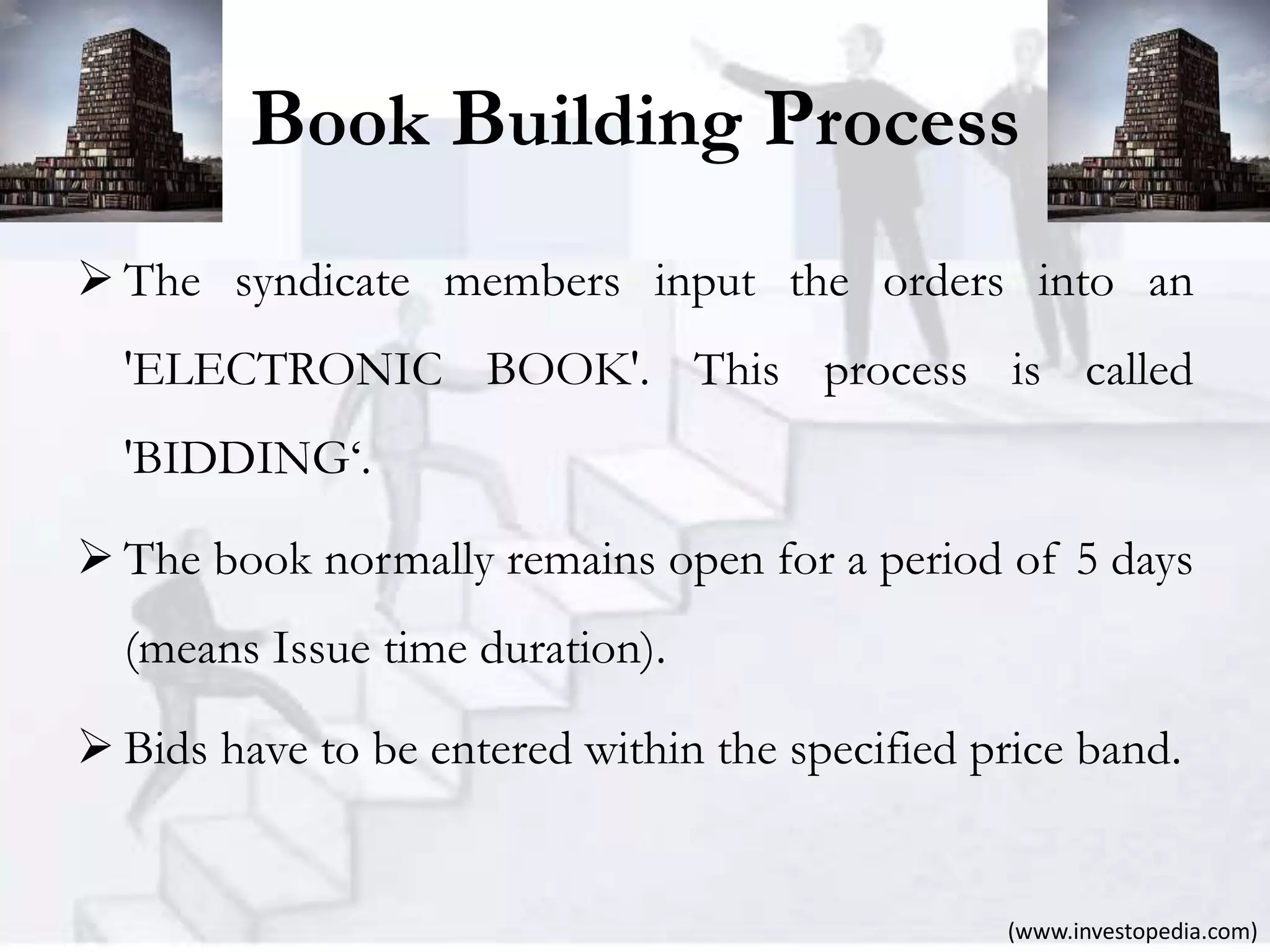Book Building Process | PPTX