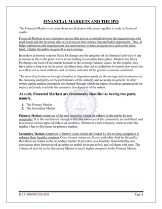 Book building process of ipo | PDF