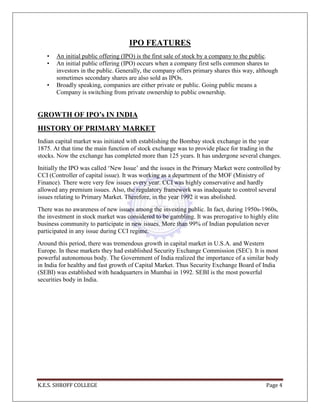 Book building process of ipo | PDF