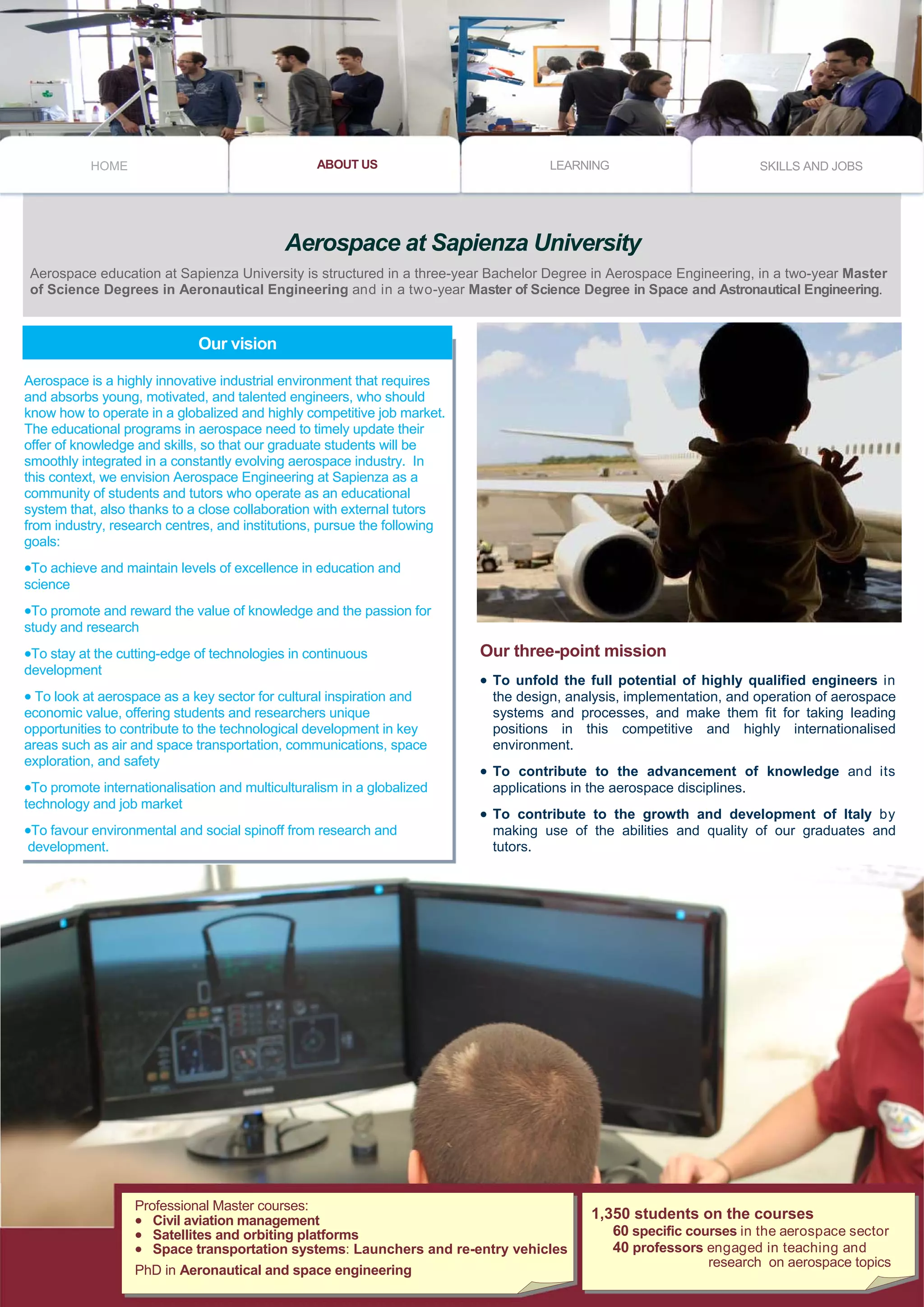 B.Sc. in Aerospace Engineering - University of Rome "La Sapienza" | PDF