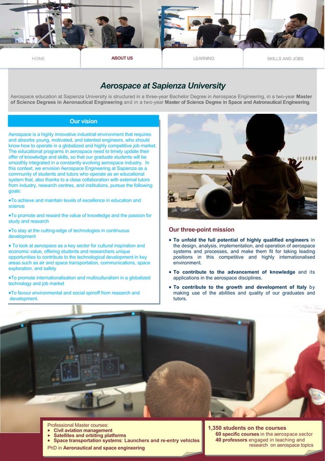 B.Sc. in Aerospace Engineering - University of Rome "La Sapienza" | PDF