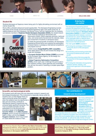 B.Sc. in Aerospace Engineering - University of Rome "La Sapienza" | PDF