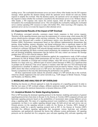 Survey on SIP Overload Protection/Control Algorithms | PDF