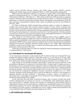 Survey on SIP Overload Protection/Control Algorithms | PDF