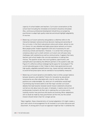 Encouraging Curriculum Change in the Netherlands | PDF