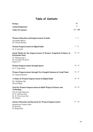 Science education and research for women empowerment 2020 | PDF
