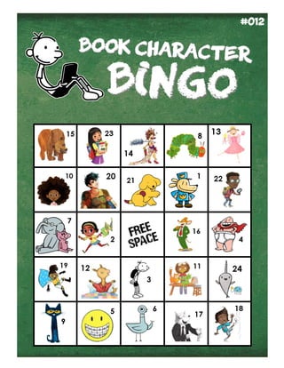 Book Character BINGO Game | PDF