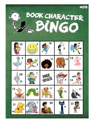 Book Character BINGO Game | PDF