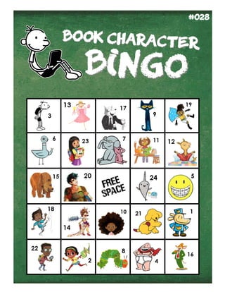 Book Character BINGO Game | PDF