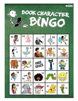 Book Character BINGO Game | PDF