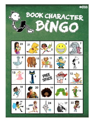 Book Character BINGO Game | PDF
