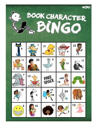 Book Character BINGO Game | PDF