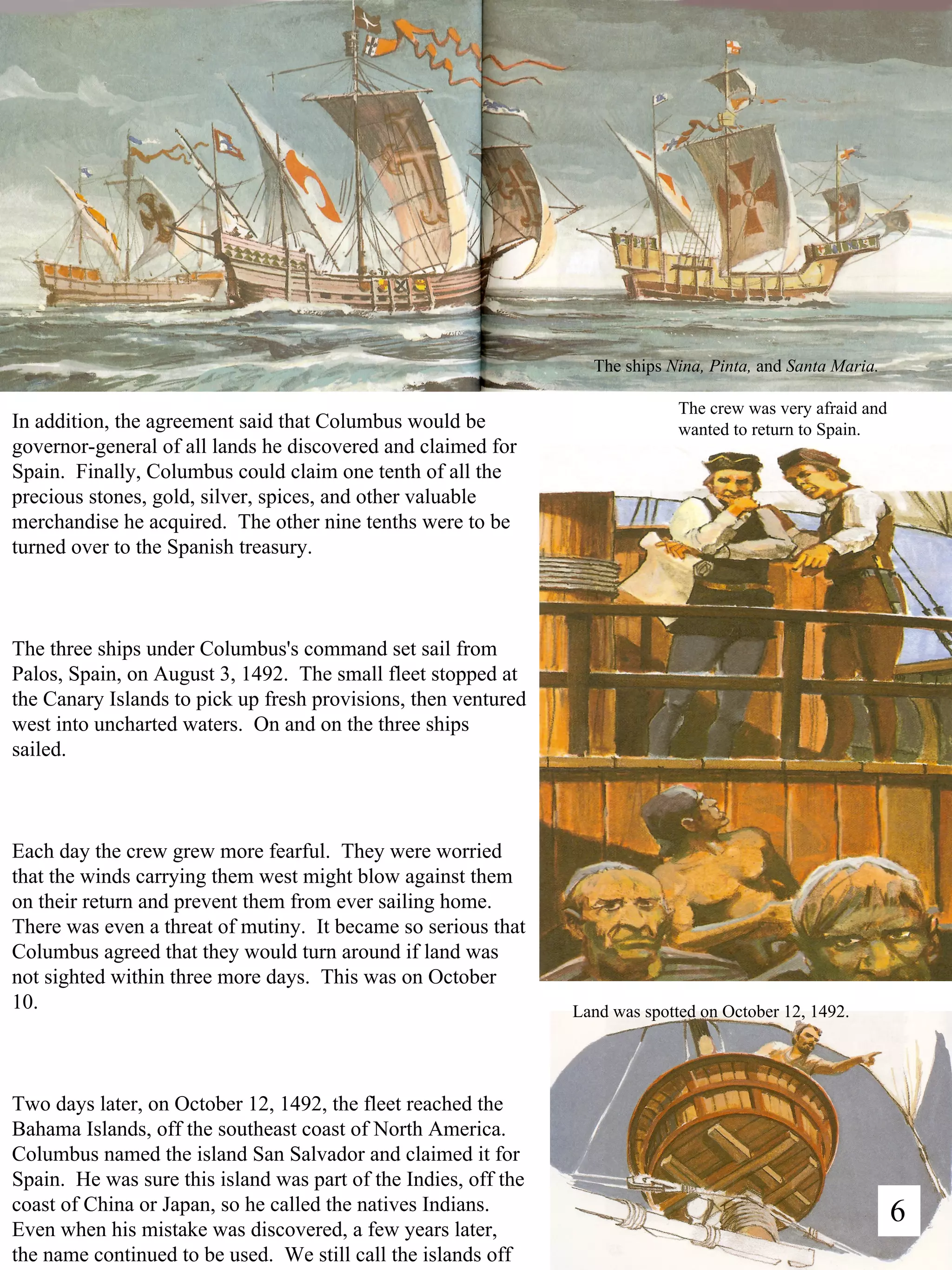 Christopher Columbus Enrichment Book | PDF | Cruises | Travel Type