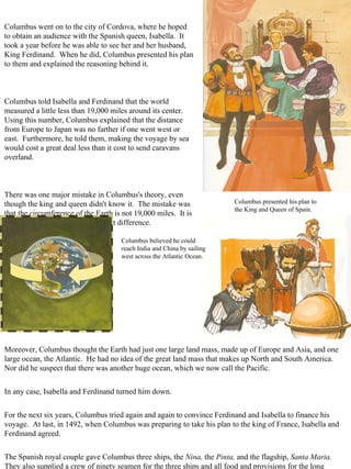 Christopher Columbus Enrichment Book | PDF | Cruises | Travel Type