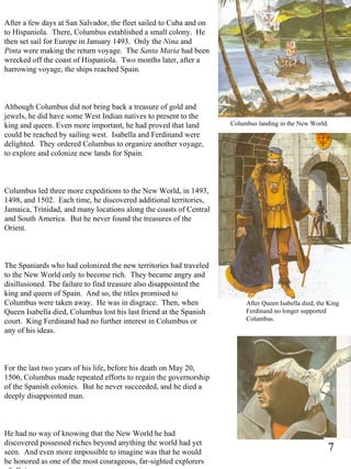 Christopher Columbus Enrichment Book | PDF