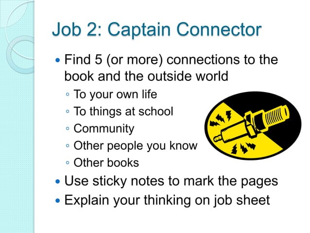 Book club roles | PPTX