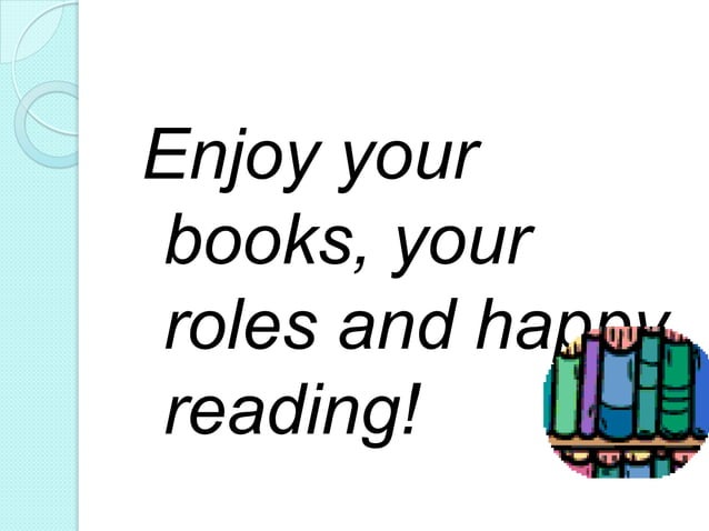 Book club roles | PPTX