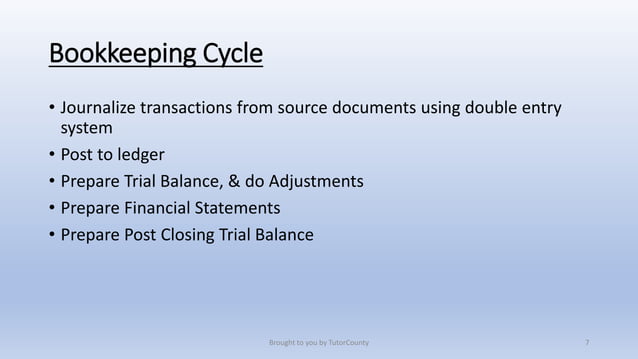 Bookkeeping | PPTX