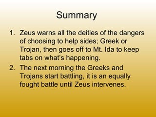 Book eight of the iliad | PPT