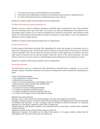 Energy & Environment Notes by Prof SDMane | PDF