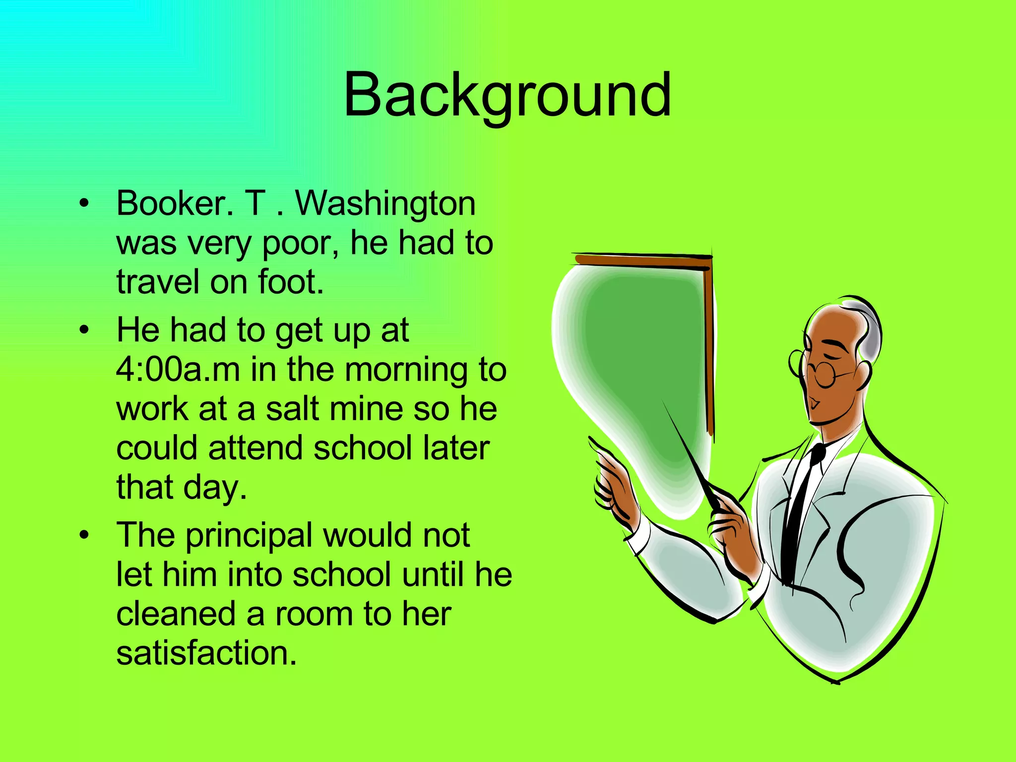 Booker T Washington Slide Show | PPT