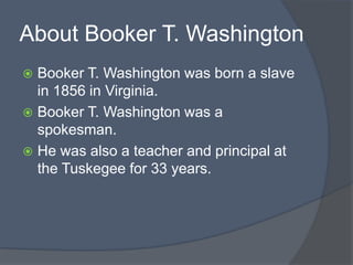 Booker T. Washington | PPTX