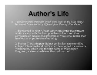 Booker T. Washington | PDF