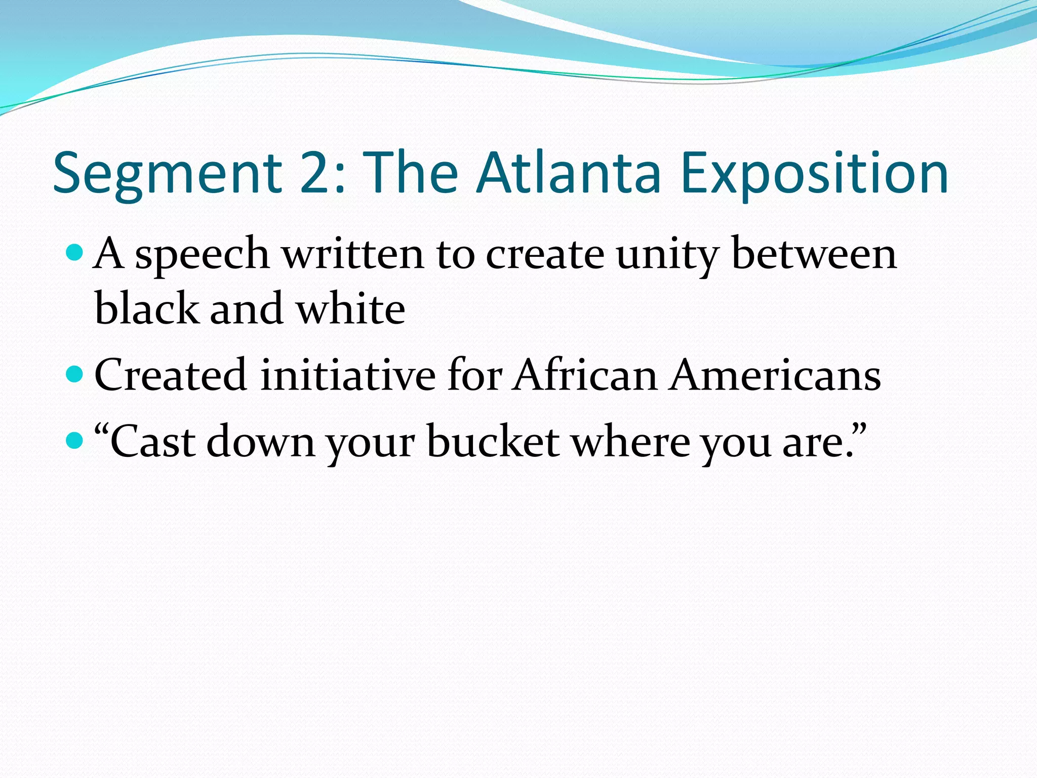 Booker T Washington Power Point | PPTX