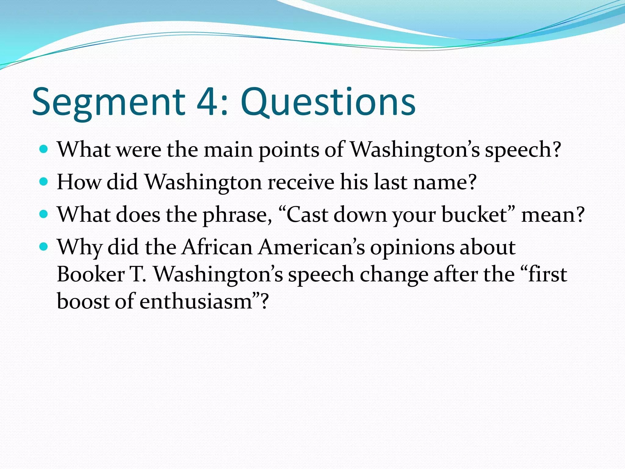Booker T Washington Power Point | PPTX