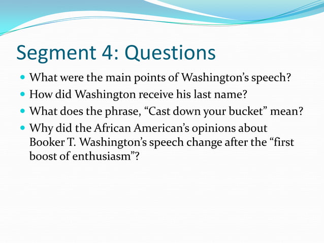 Booker T Washington Power Point | PPTX