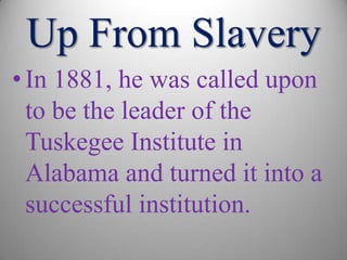 Booker T. Washington v W.E.B. Dubois | PPTX