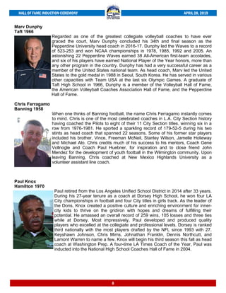 CIF Los Angeles Section Hall of Fame 2019 | PDF