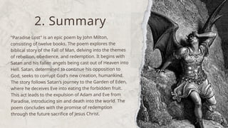 Book 1 paradise lost by John Milton In English literature | PPTX ...