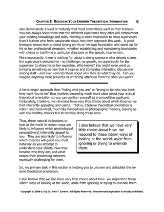 Book II: Getting The Internship You Want: How to write APPIC essays that get you noticed ...