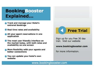 Booking Booster Extranet made Easy | PPTX