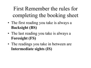 Booking sheets, 2011 v1 | PPTX