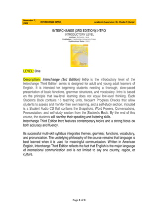 Book Intro Description | PDF