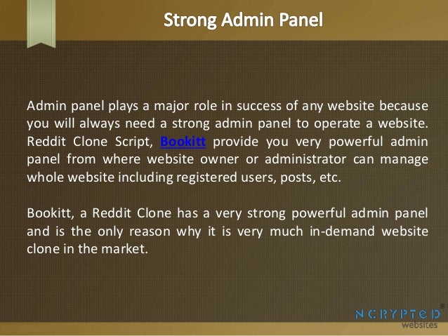 Bookitt - a reddit clone script from ncrypted