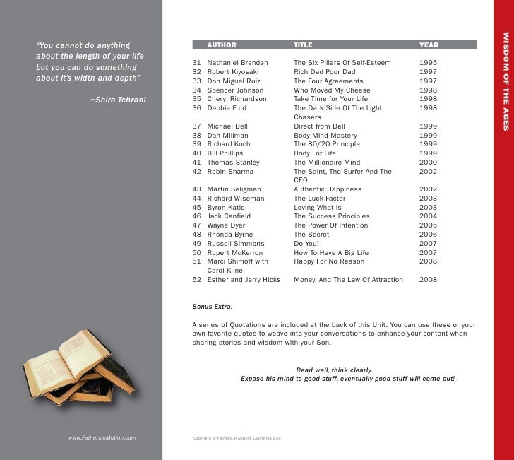 Book I Wisdom of the Ages