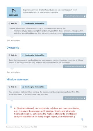 Bookkeeping Business Plan Example | PDF