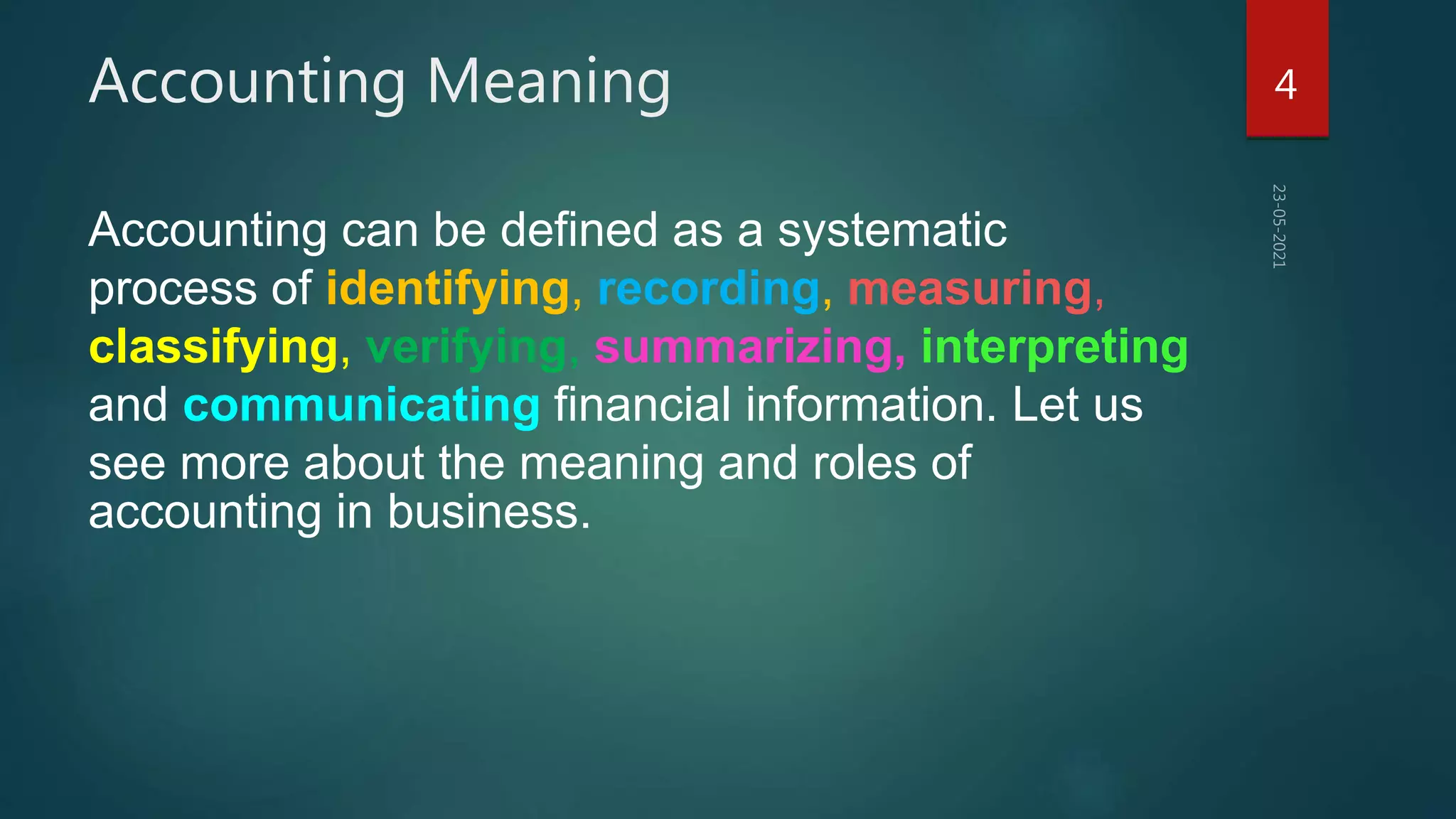 Bookkeeping and accounting | PPTX