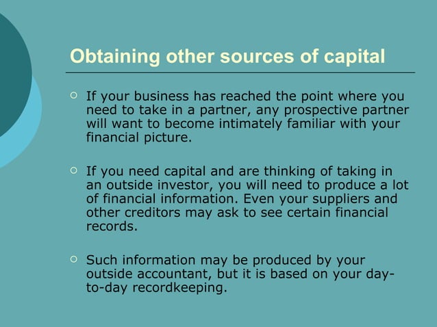 Bookkeeping Presentation | PPT