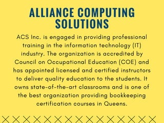 Professional Training Of Bookkeeping Certification Course | PDF