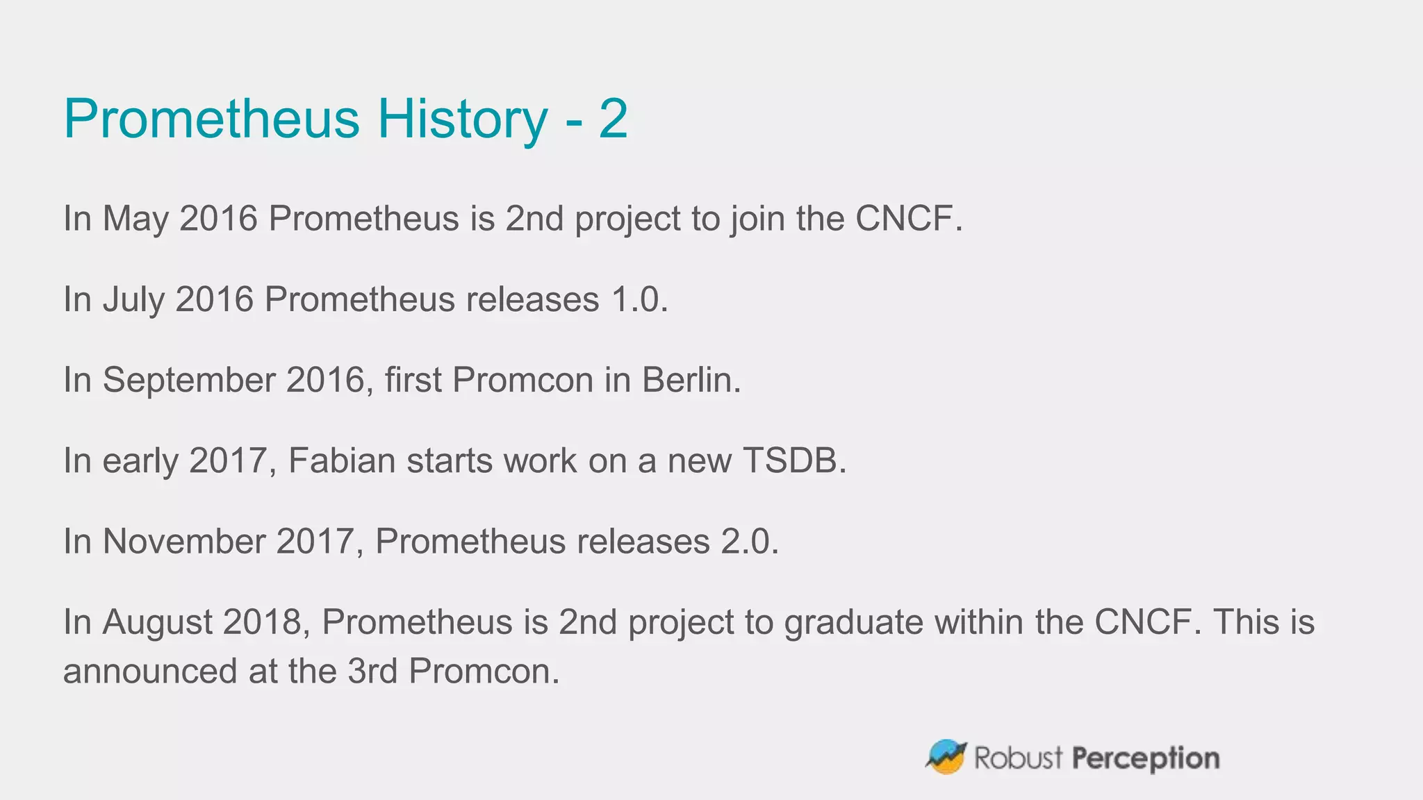 Evolution of Monitoring and Prometheus (Dublin 2018) | PPTX | Internet ...