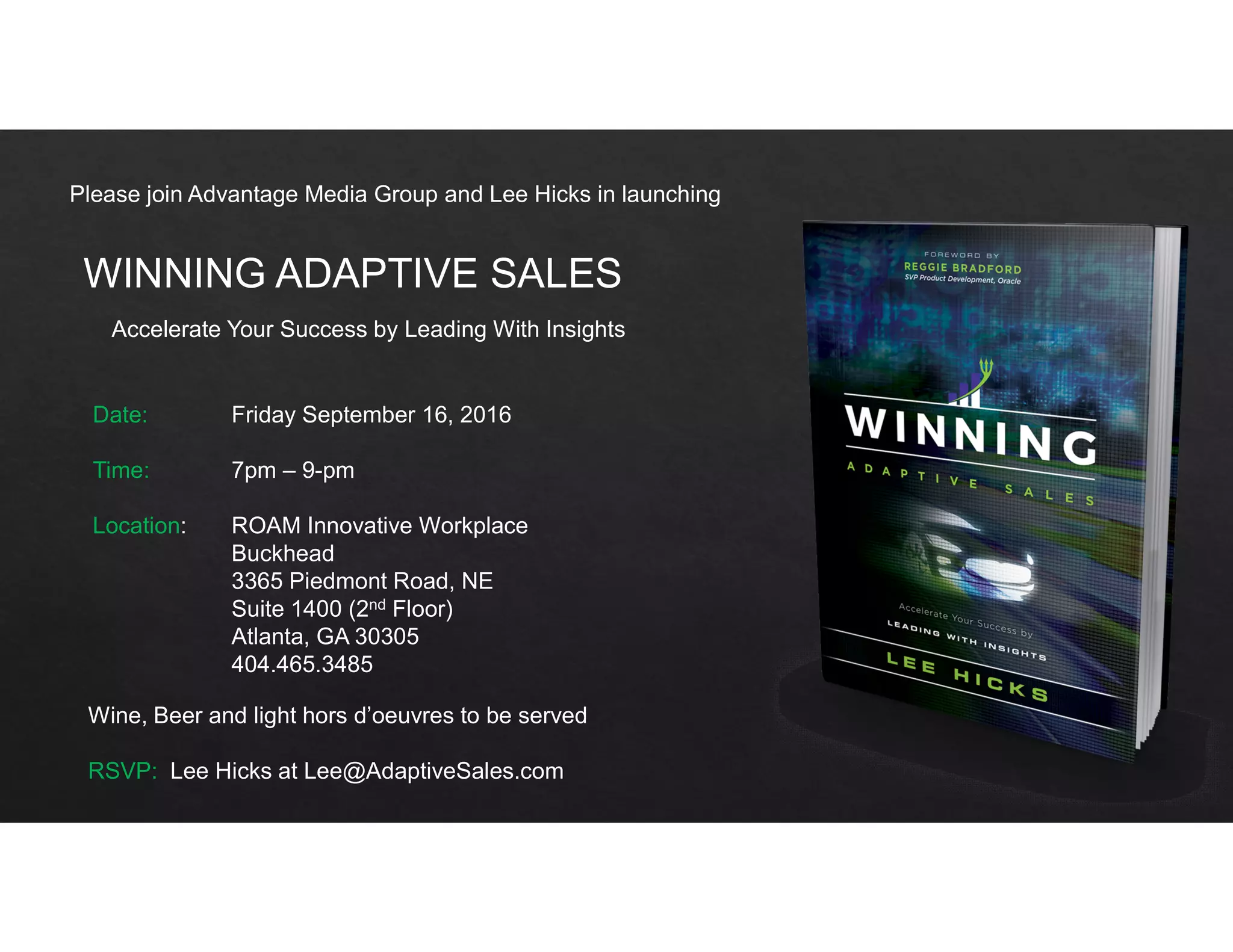 H2 Strategies & Lee Hicks to release "Winning Adaptive Sales ...